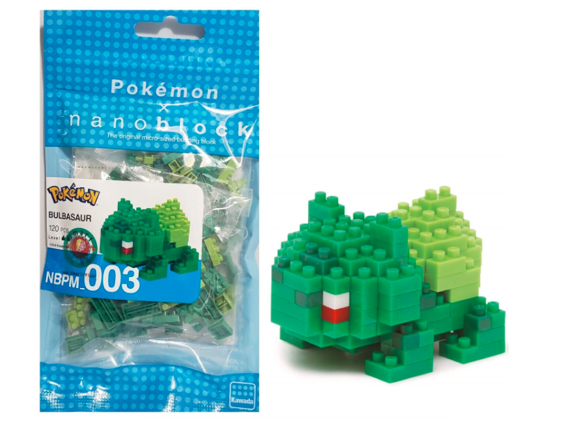 Nanoblock Bulbasaur (120pcs) Cube Building Blocks – Sapere Aude Inc|启蒙时代